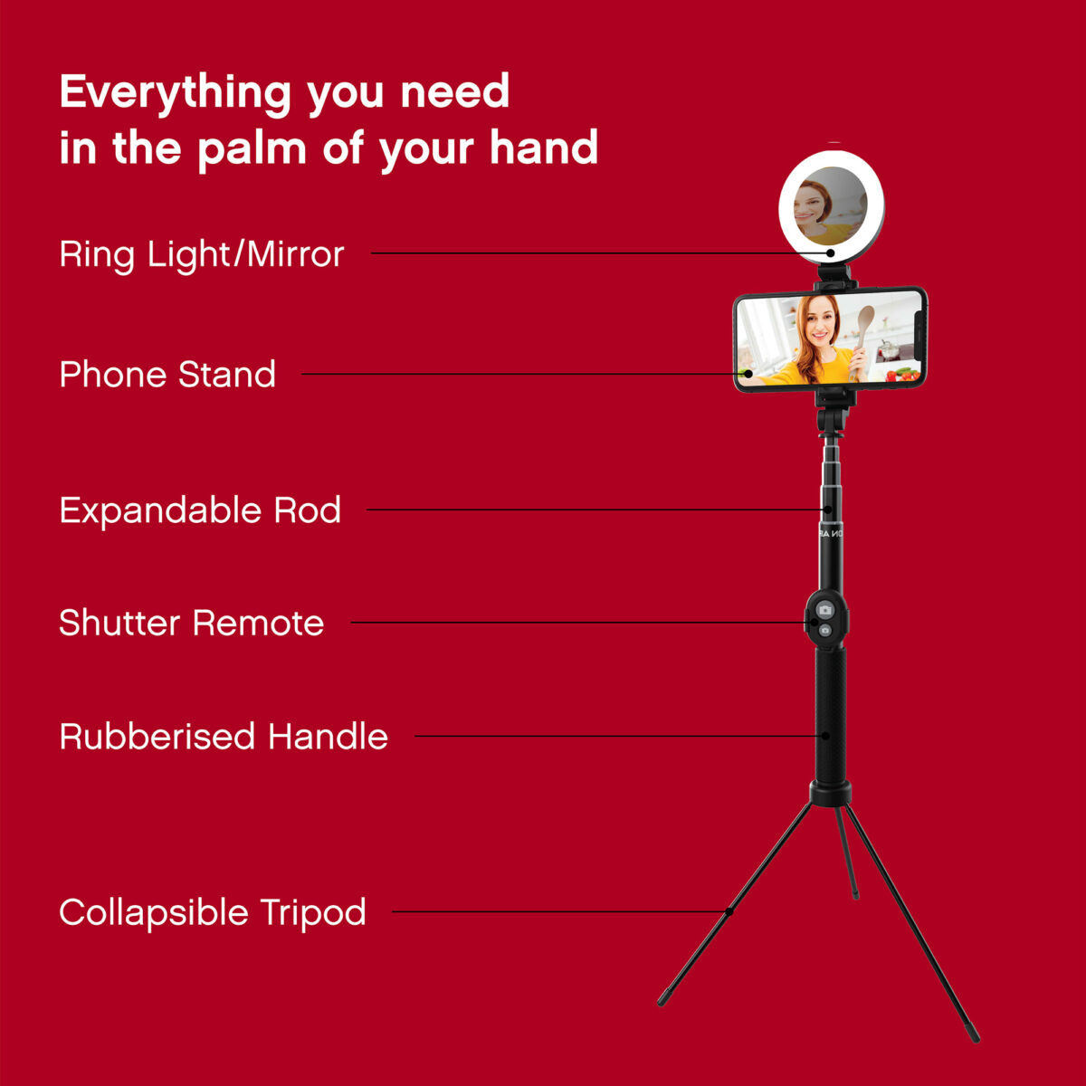 Selfie Light Stick – Tzumi®