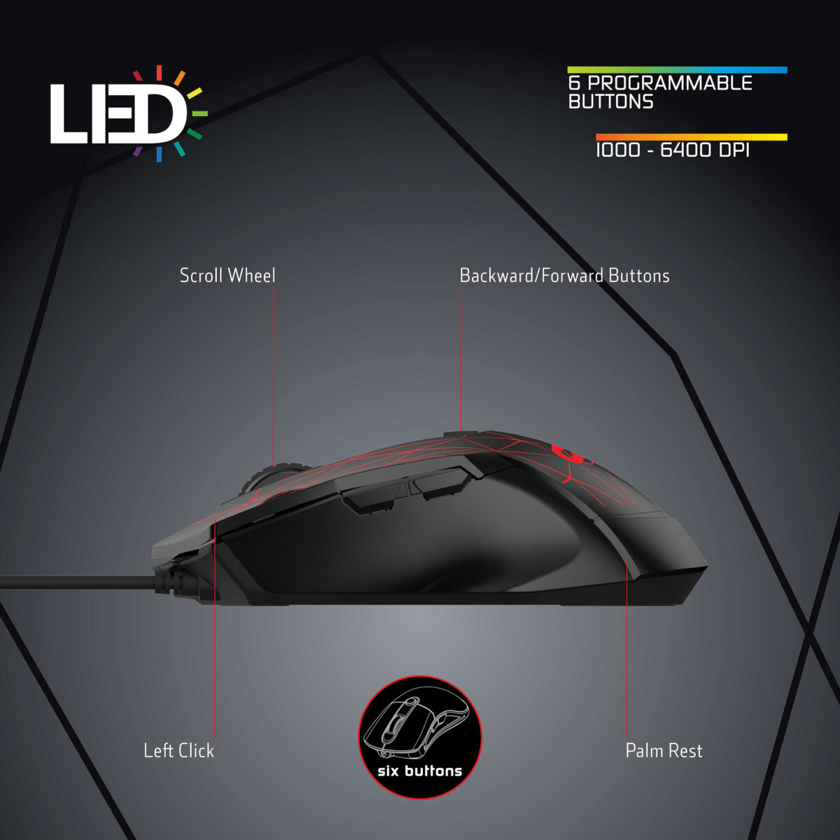 Gaming Warrior Mouse – Tzumi®