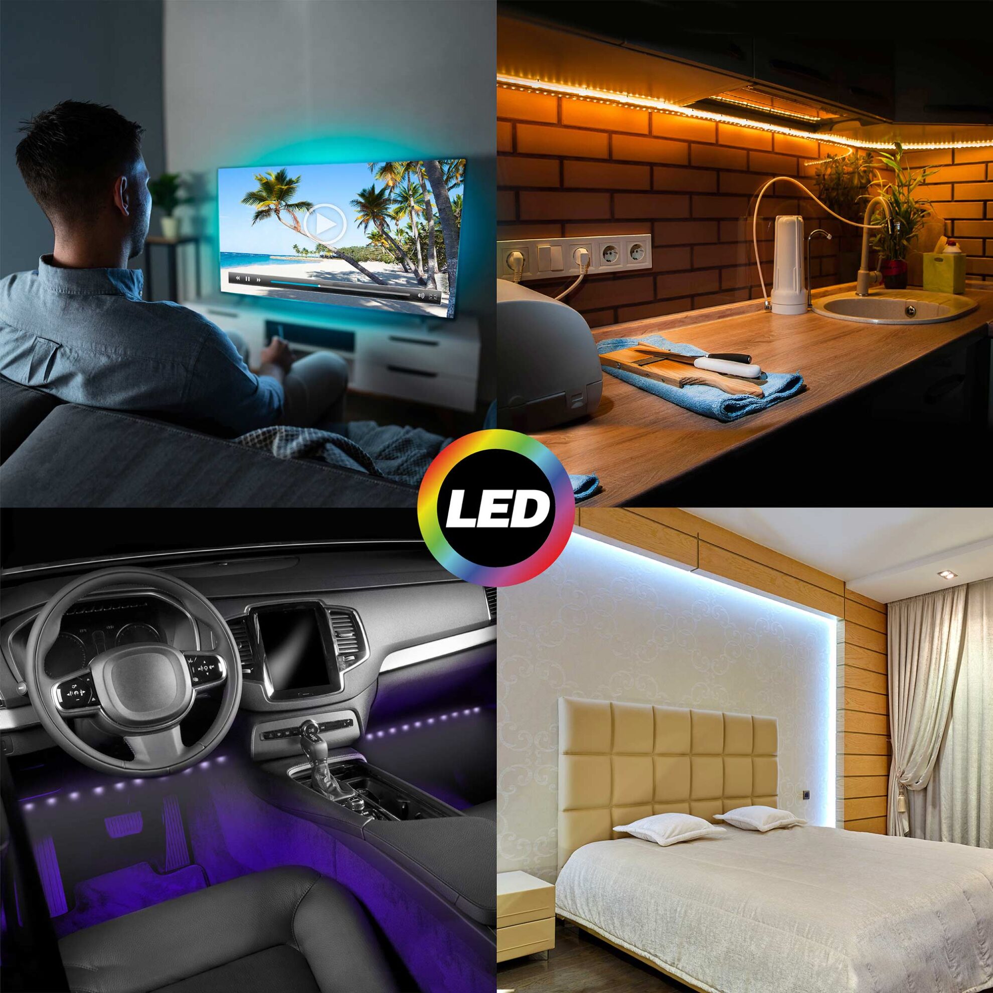 AuraLED ColorStrip (Remote) – Tzumi®