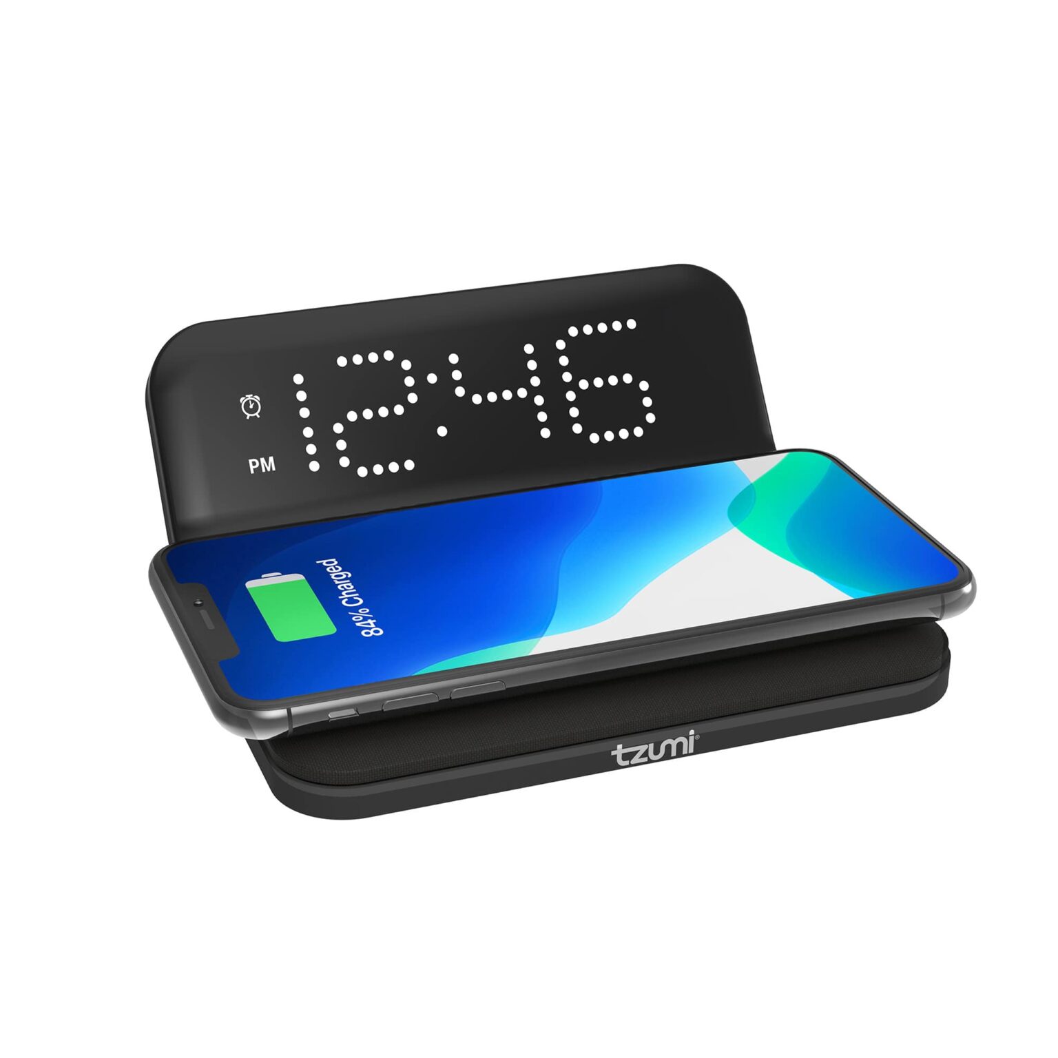 Wireless Charging Alarm Clock – Tzumi®
