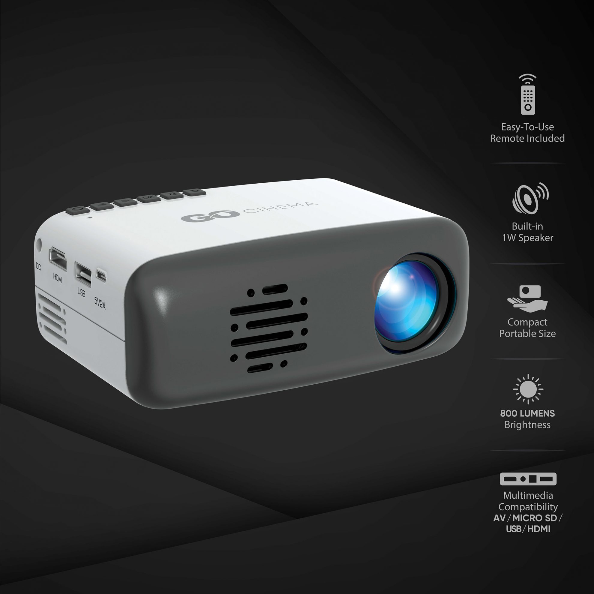 GOCinema Projector – Tzumi®