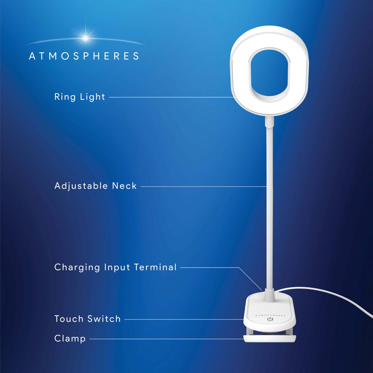 Task Lamp (White) – Tzumi®