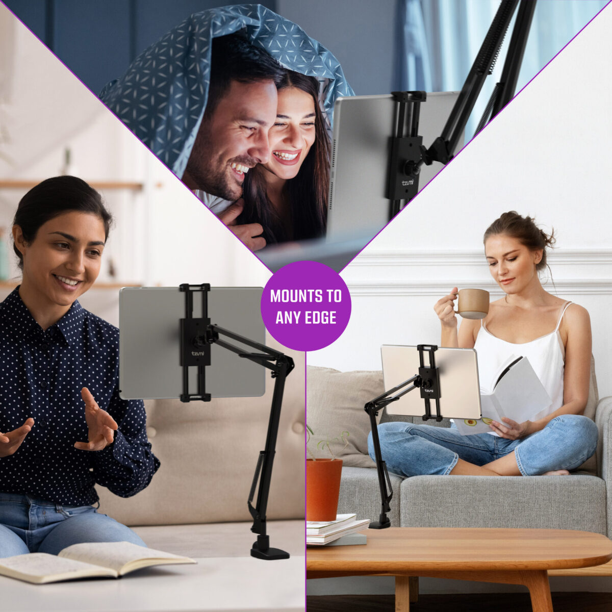 Fleximount Hands-Free Mobile Device Holder – Tzumi®