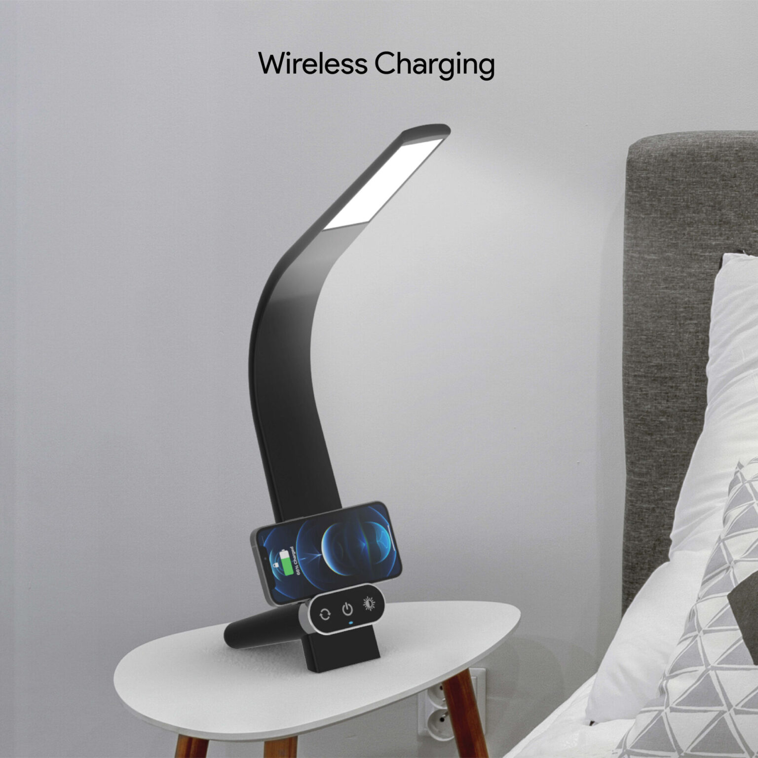 Atmosphere LED Lamp with Wireless Charging – Tzumi®