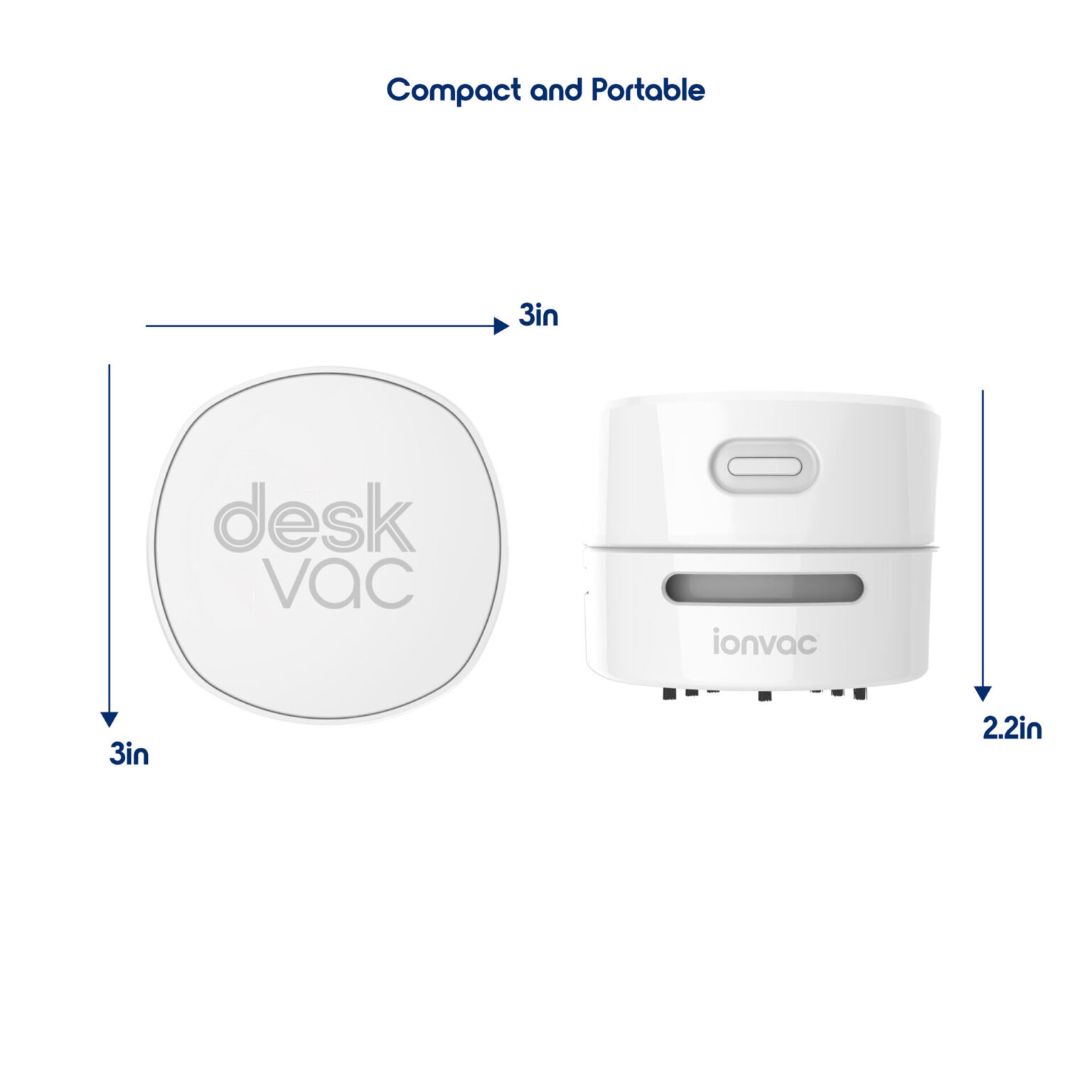 ionvac™ DeskVac – Tzumi®