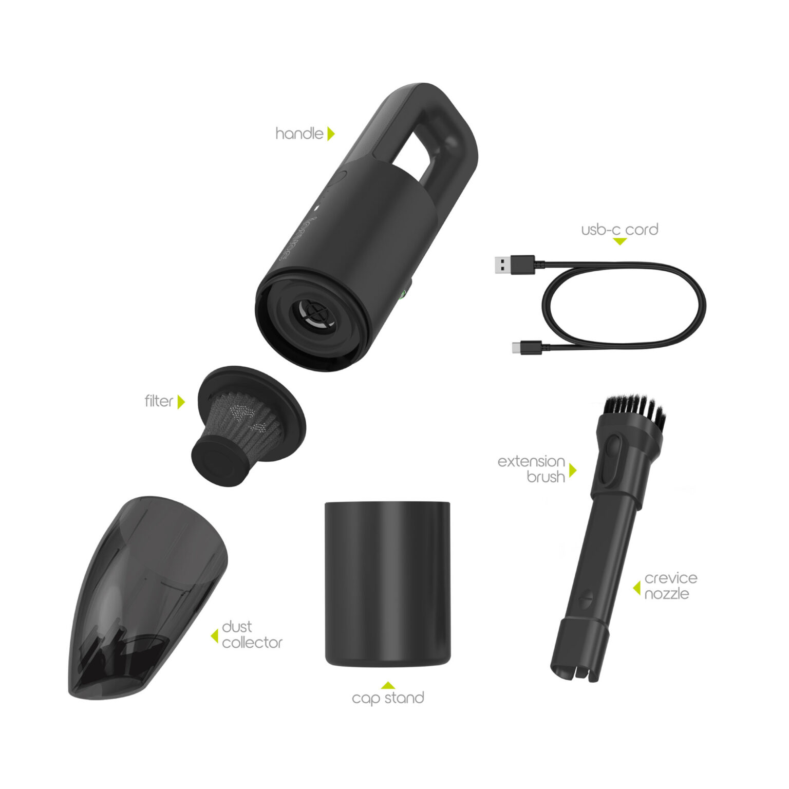 ionvac™ Power Mini Cordless Hand Vacuum – Tzumi®