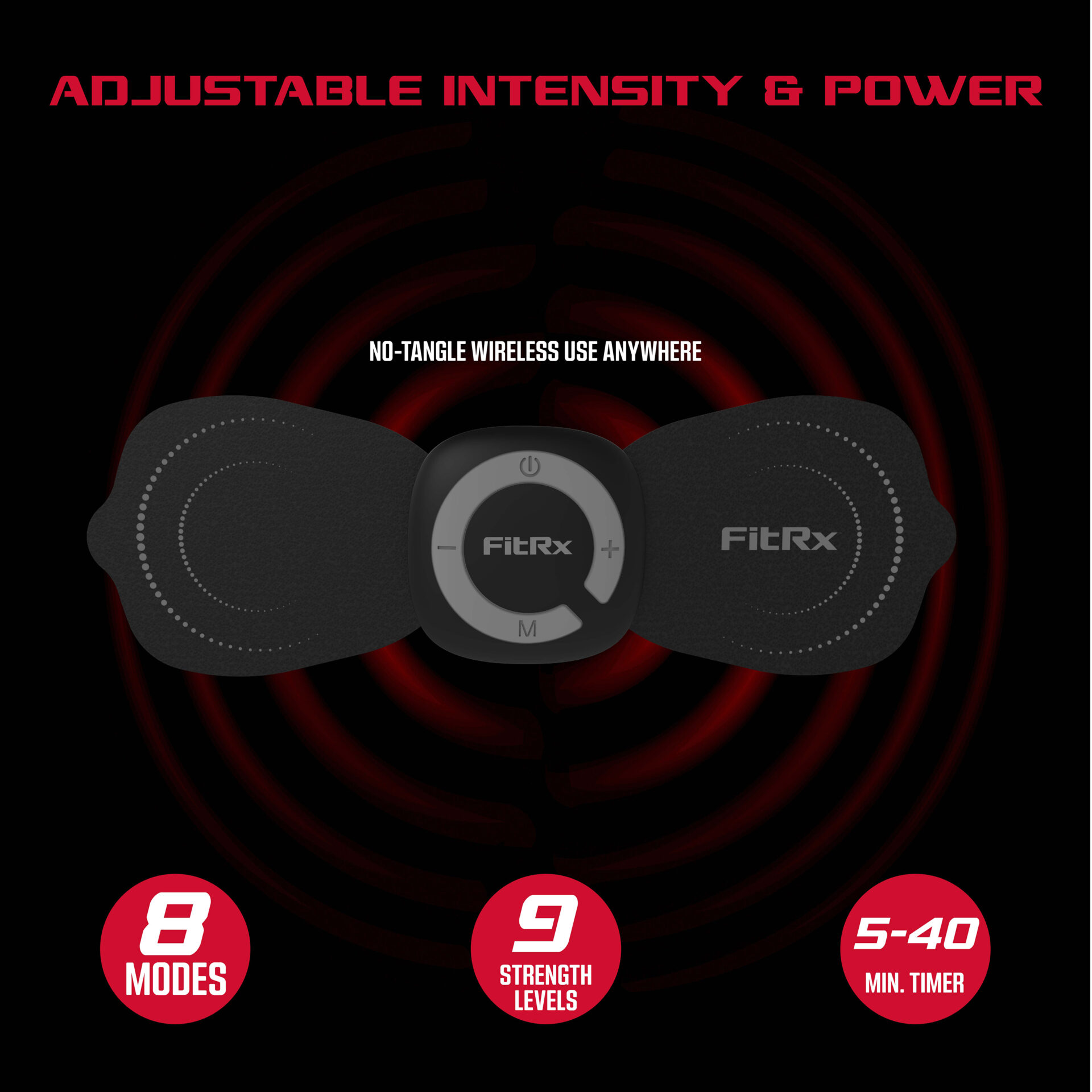 FitRx Wireless Electrode Pad W/ App – Tzumi®