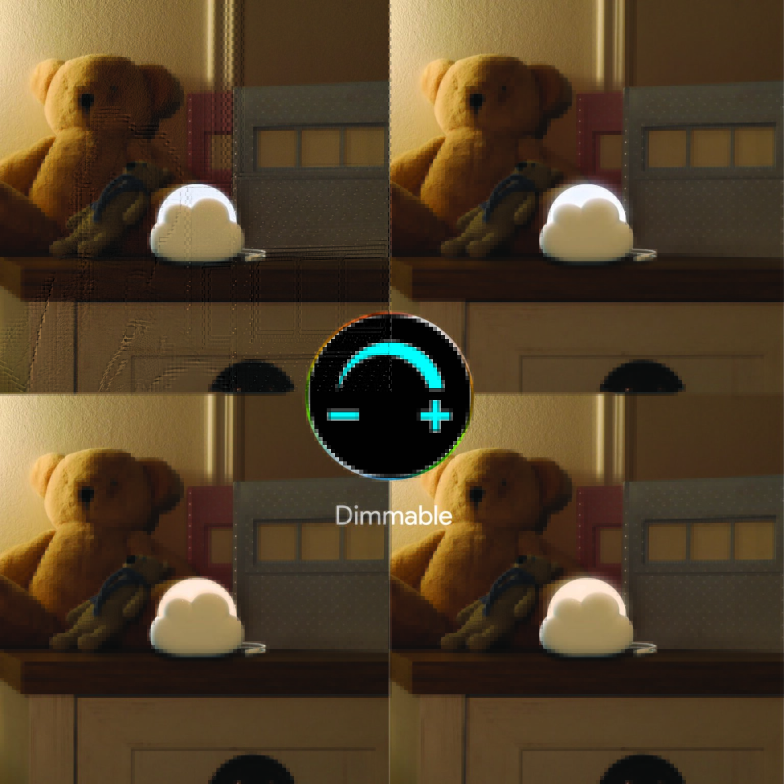 AuraLED Portable Cloud Night Light – Tzumi®