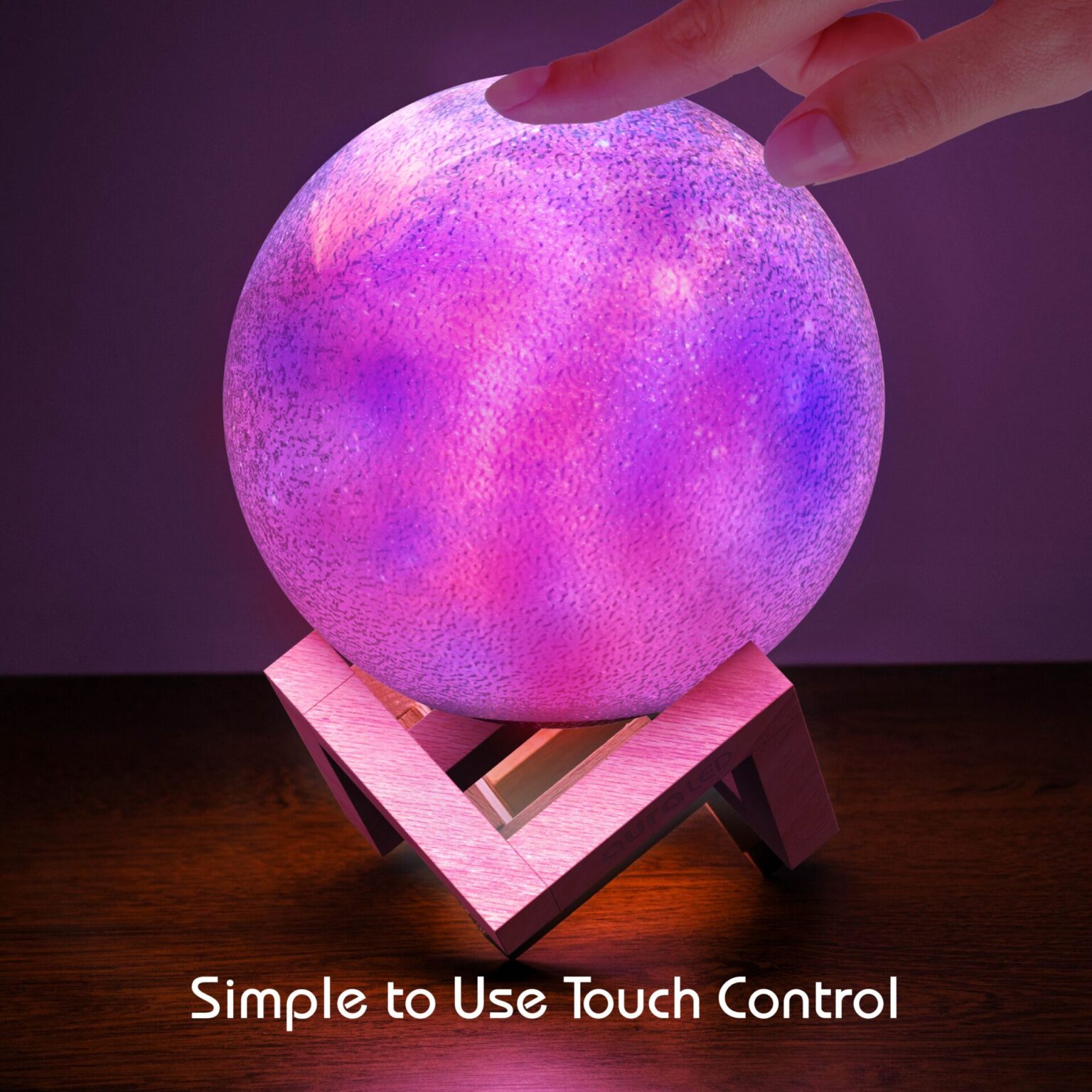 Aura LED Moon Lamp – Tzumi®