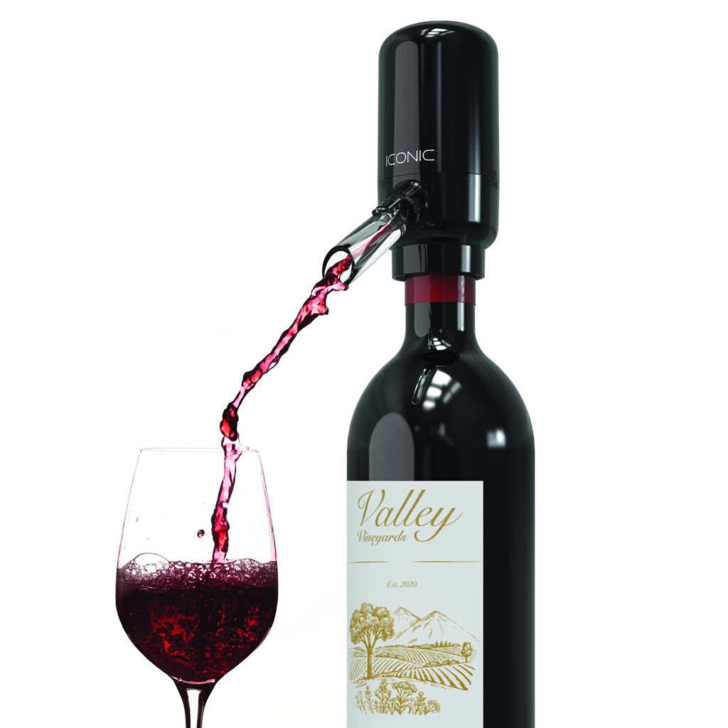 ICONIC Electric Aerating Wine Dispenser – Tzumi®