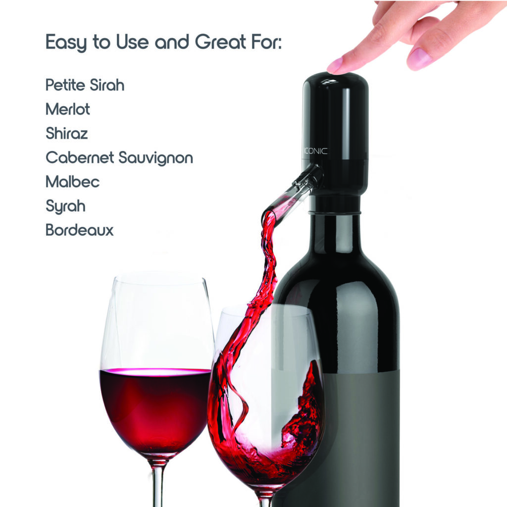 ICONIC Electric Aerating Wine Dispenser – Tzumi®