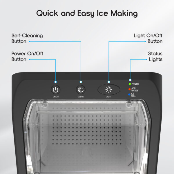 Ionchill Nugget Ice Maker – Tzumi®