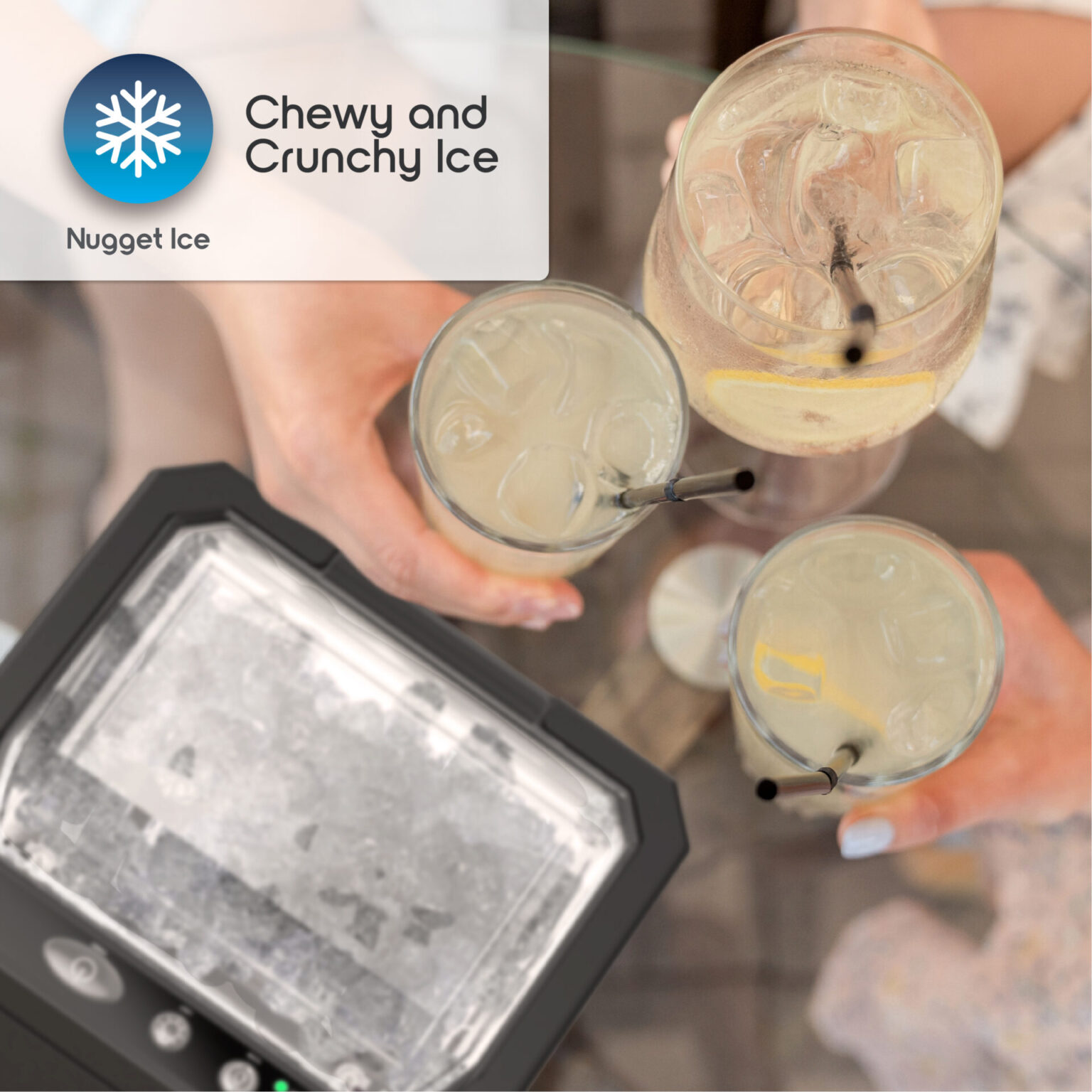 Ionchill Nugget Ice Maker – Tzumi®