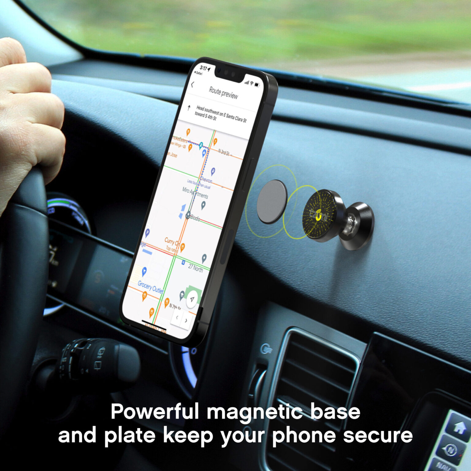 360 Magnetic Dash Mount – Tzumi®