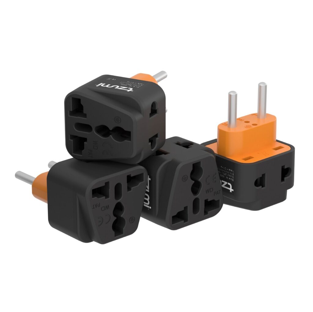 European Travel Adapter 4-Pack – Tzumi®