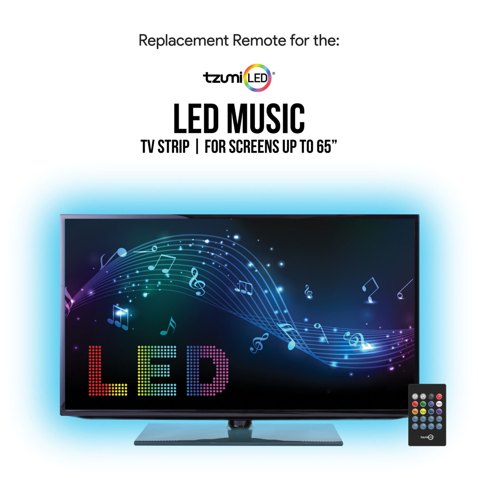 tzumiLED® LED Music Strip Wireless Remote – Tzumi®