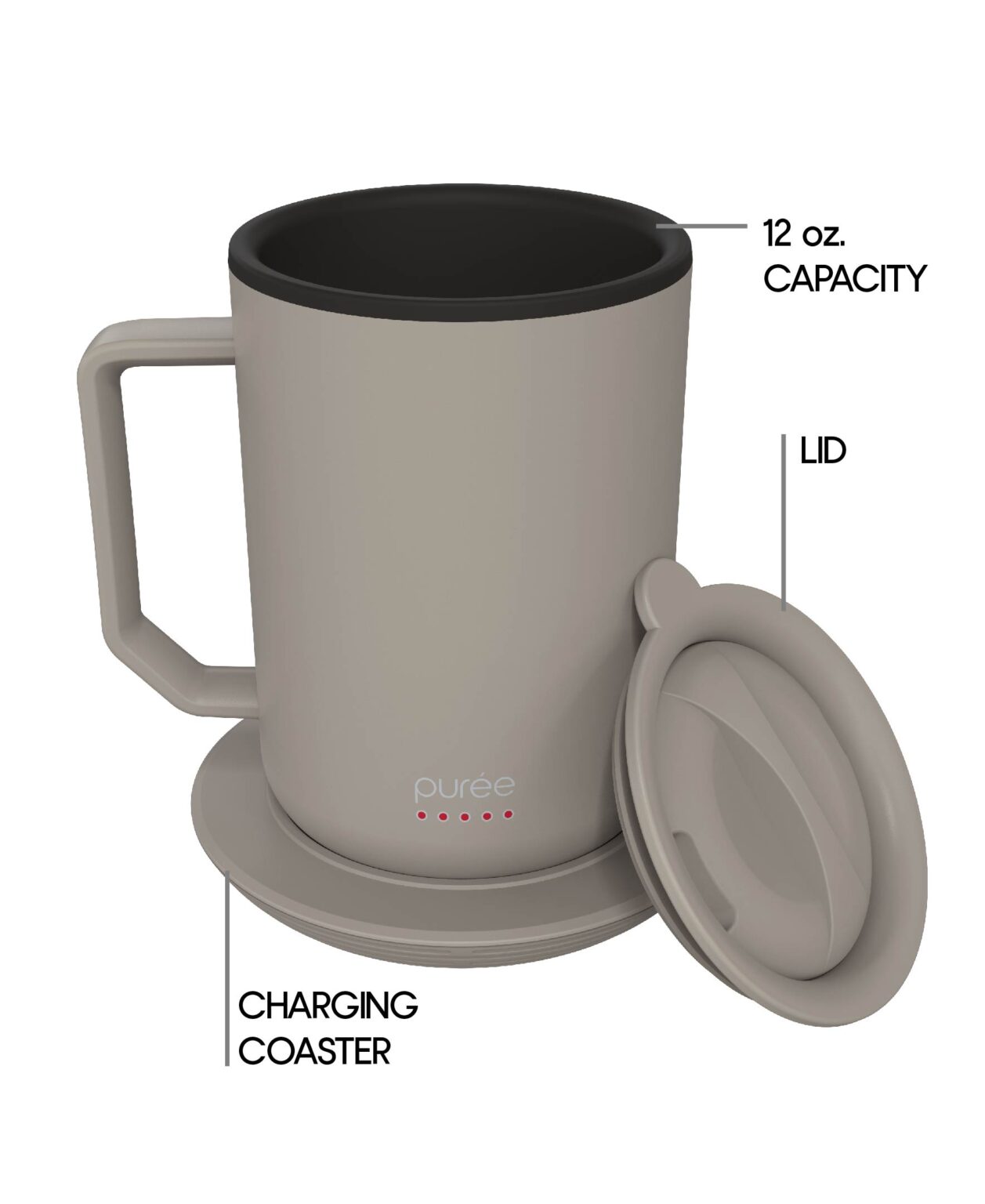 Puree Warming Mug (Gray) – Tzumi®