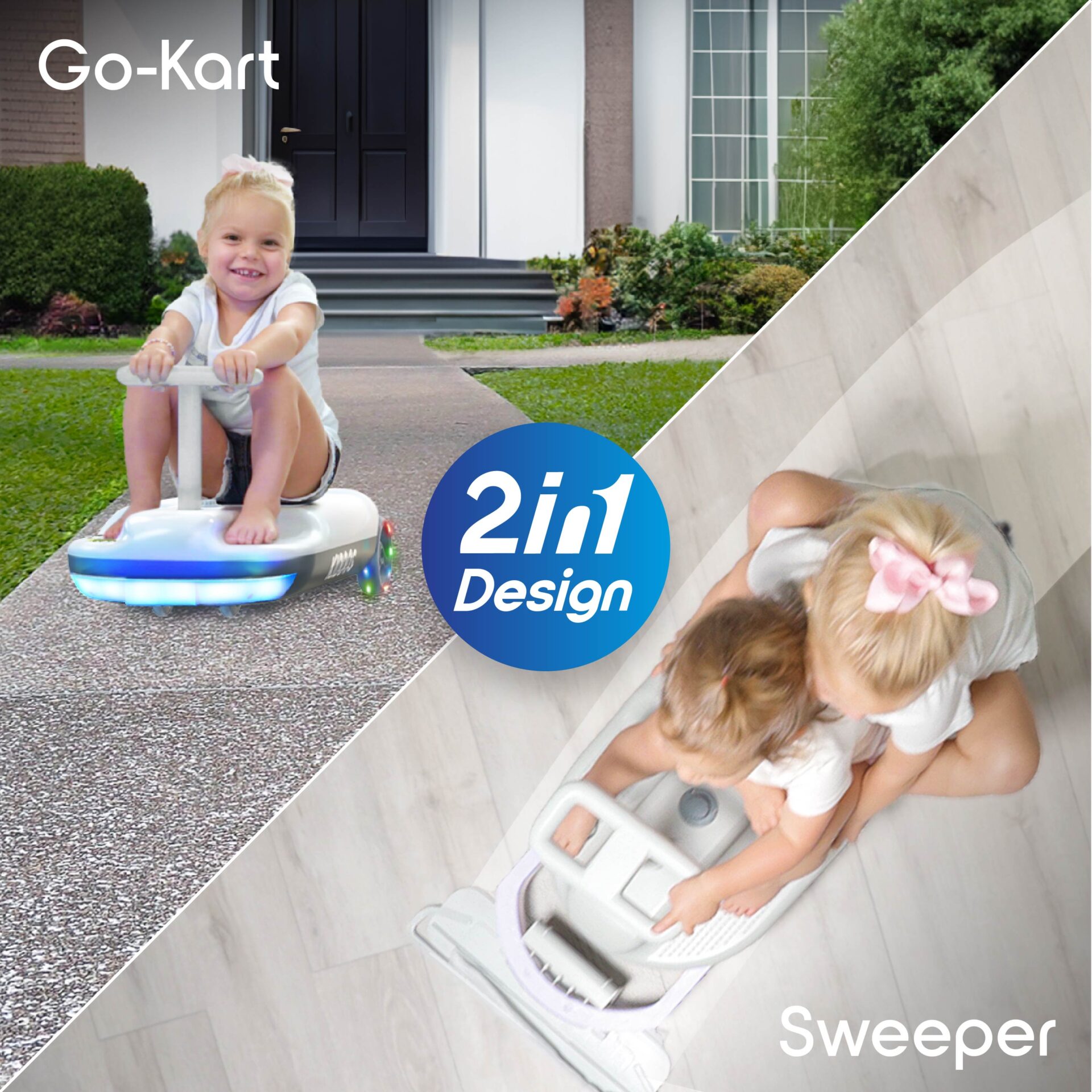 Tzumi Mop On-the-Go Kart Electric Sweeper Floor Cleaner Cart – Tzumi®