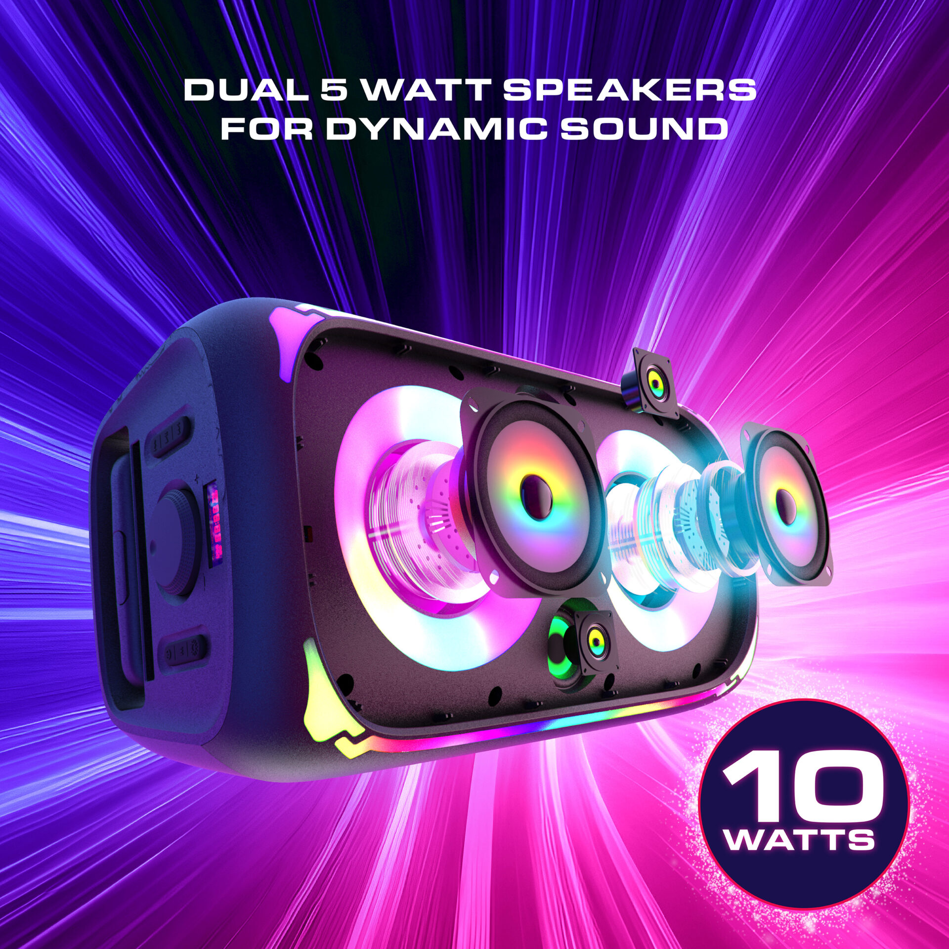 Okko Sonic Bass Party Speaker V4 – Tzumi®