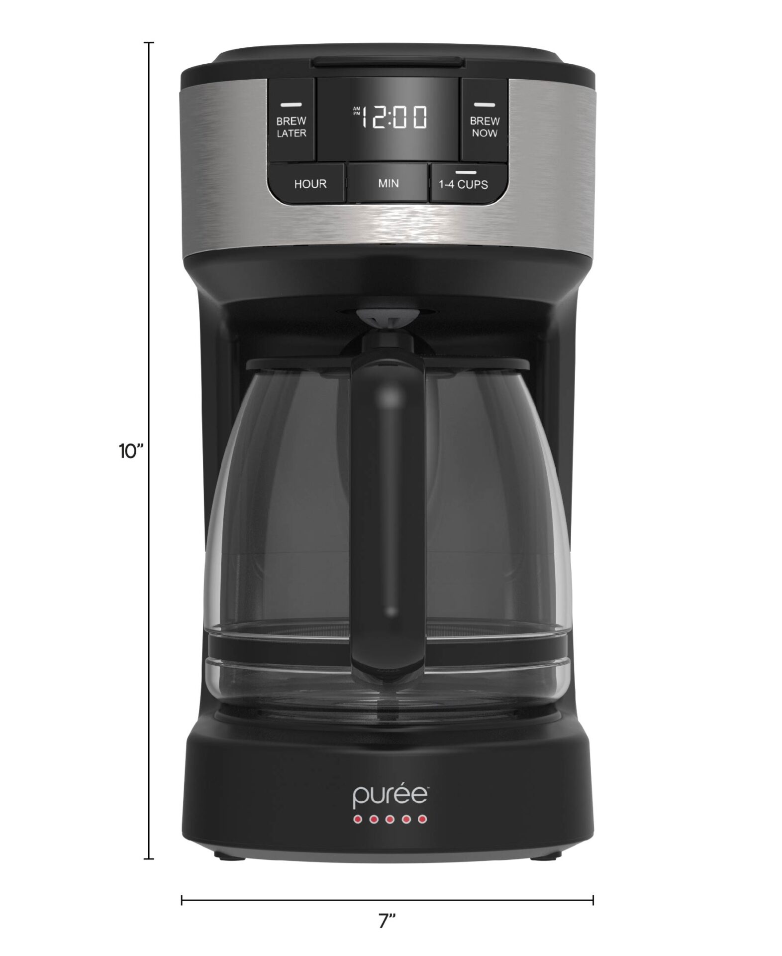 Puree 12 Cup Coffee Maker – Tzumi®