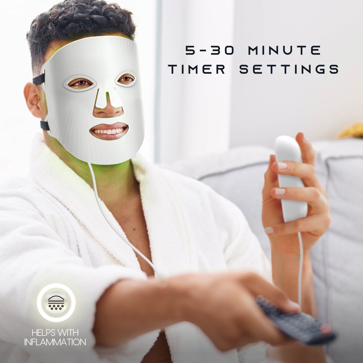 Icon LED Face Mask – Tzumi®